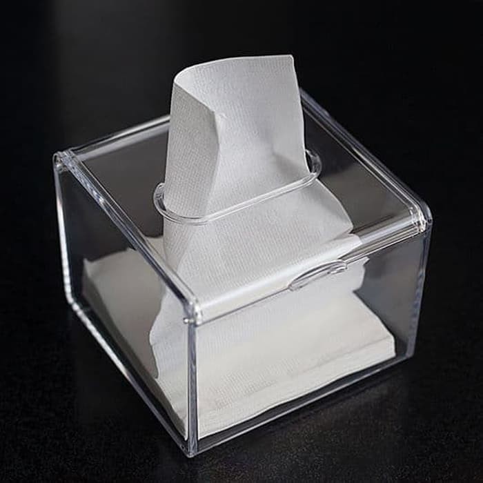 Mica box for square tissue paper 12x12x12cm | Shopee Singapore