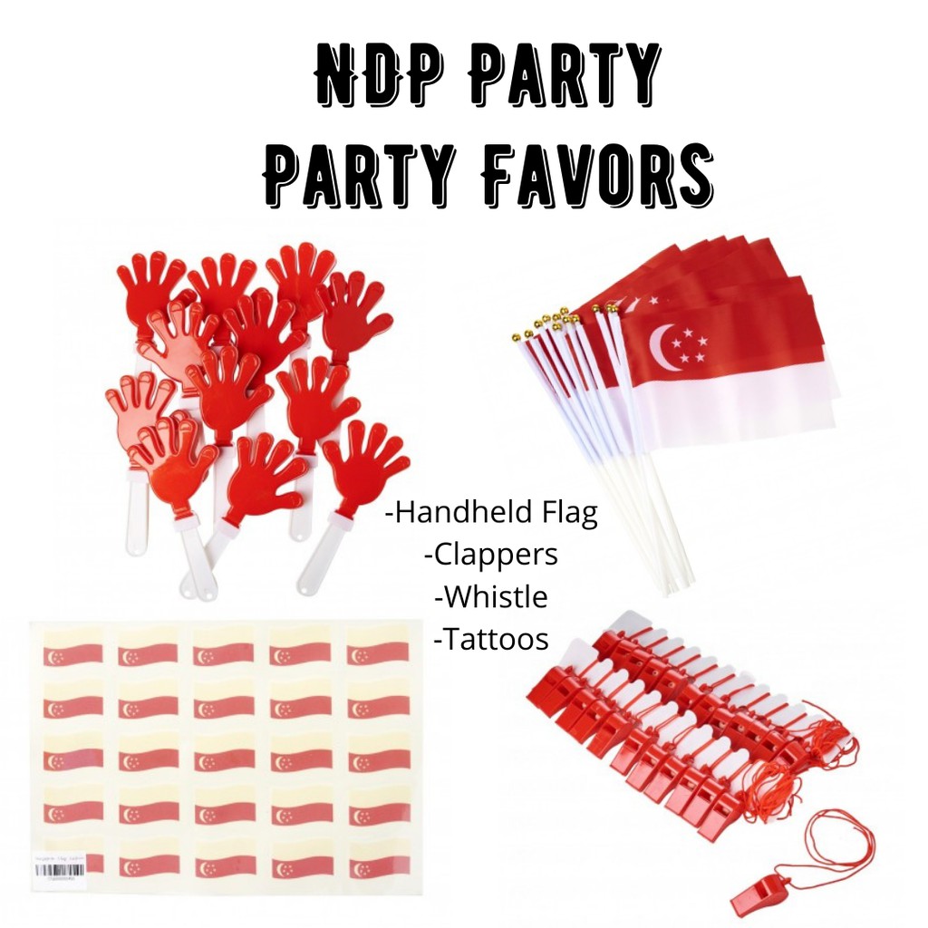 [SG Stock] Singapore Tattoo Maracas Clappers Whistle Noisemaker NDP ...