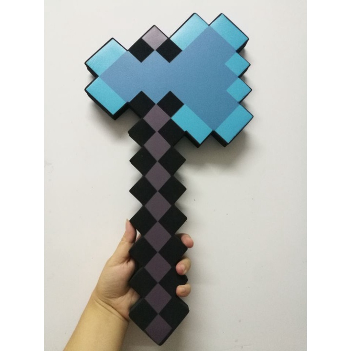 Kids Minecraft Toys EVA Foam Diamond Sword Pickaxe Gun Axe Game Model ...