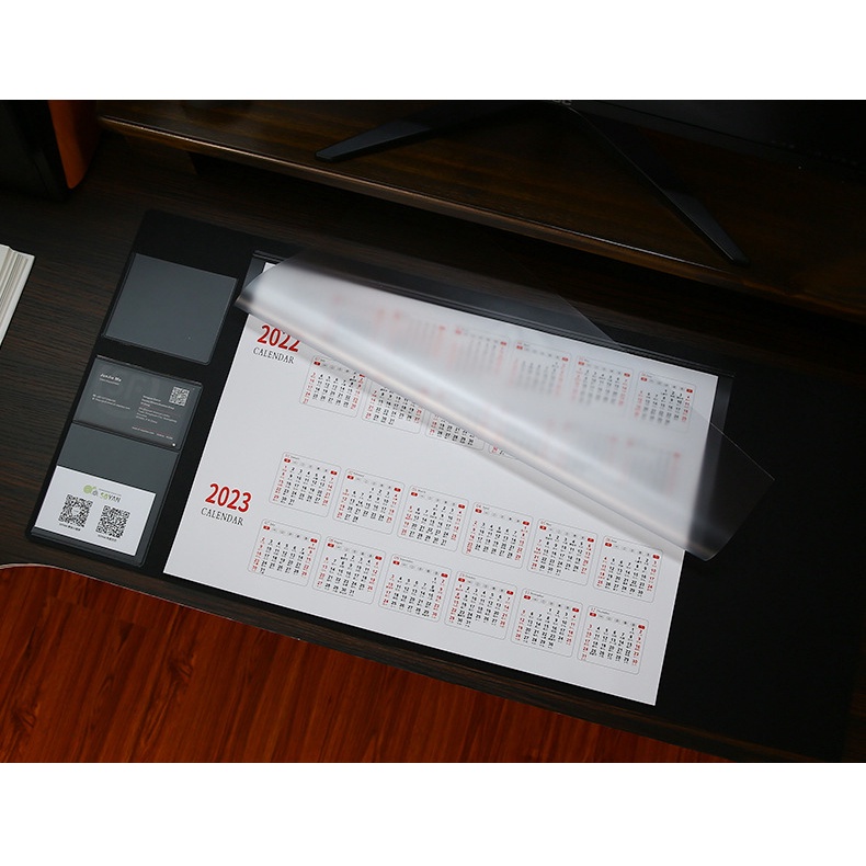 [SG] Waterproof Deskpad Calendar Desk Mat Mouse Pad Desktop Organizer ...