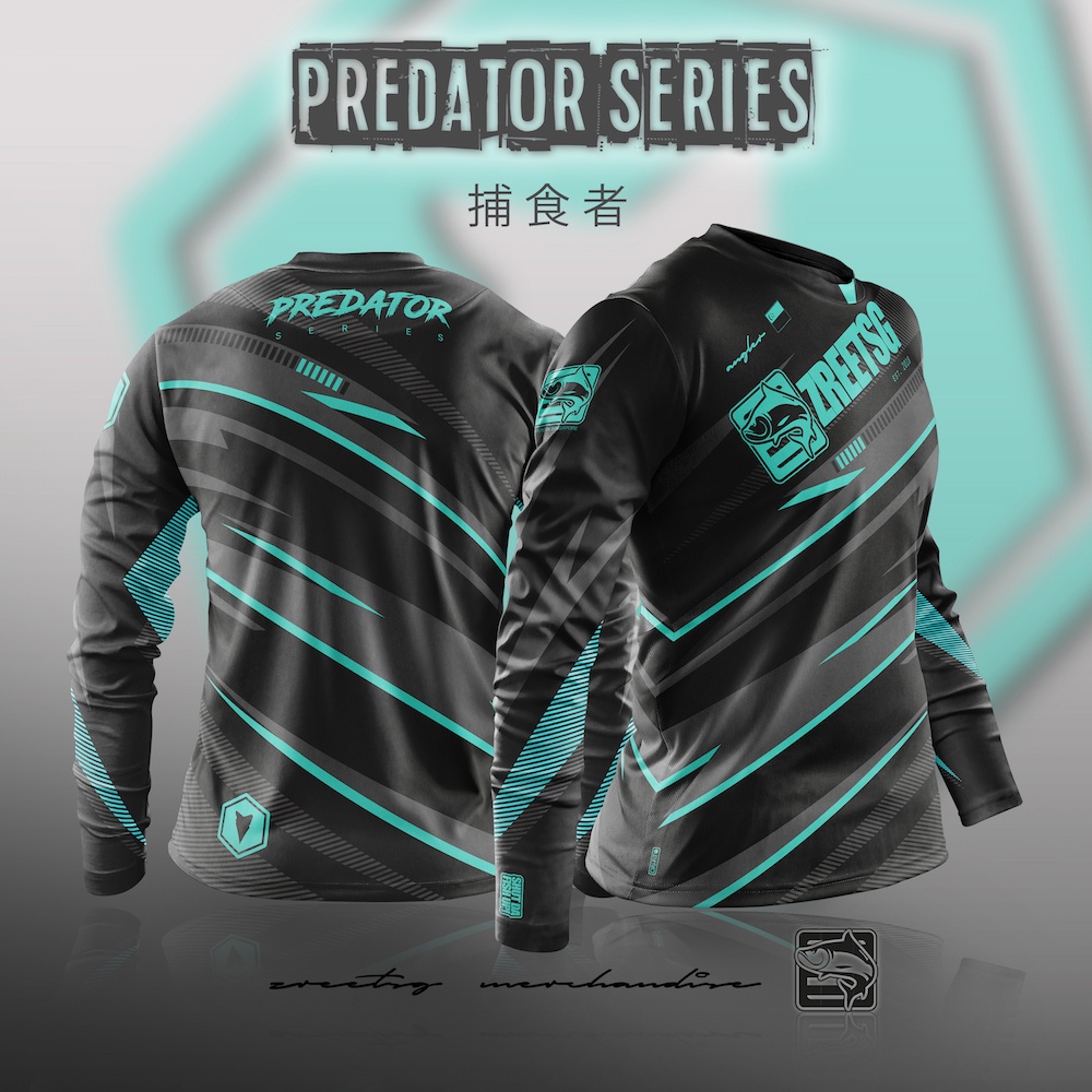 PREDATOR SERIES TURQUOISE LONG SLEEVE | Shopee Singapore