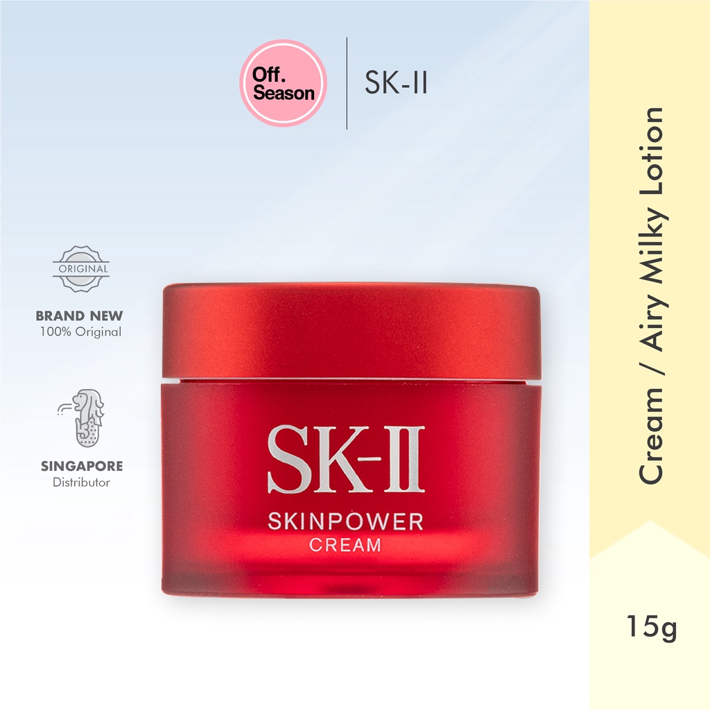 SK-II Skinpower Advance Cream / Airy Milky Lotion 15g [SK2 / SKII anti ...