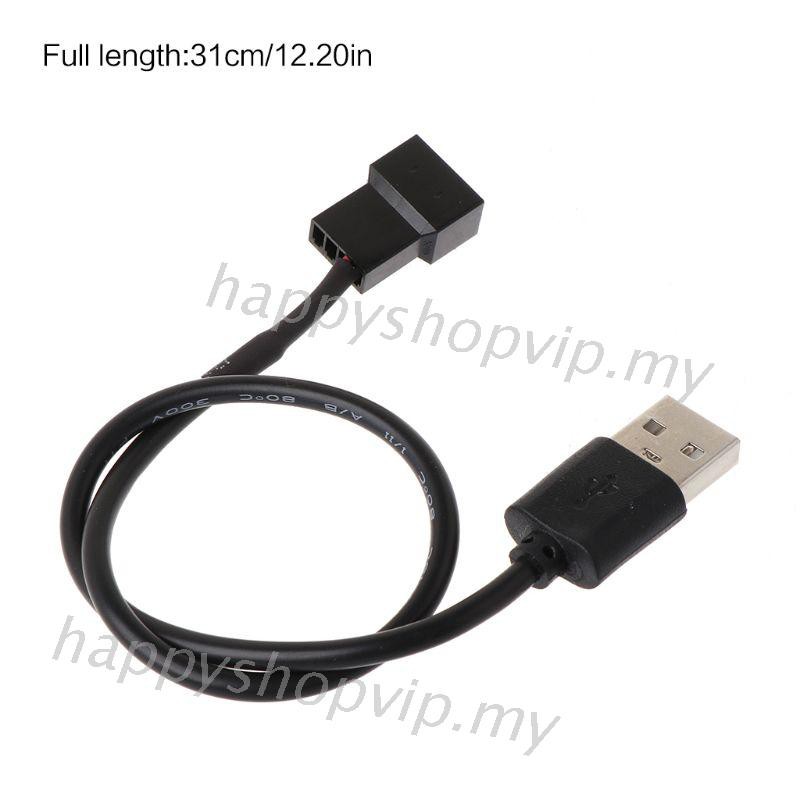 USB 2.0 A Male To 3-Pin/4-Pin Connector Adapter Cable For 5V Computer ...