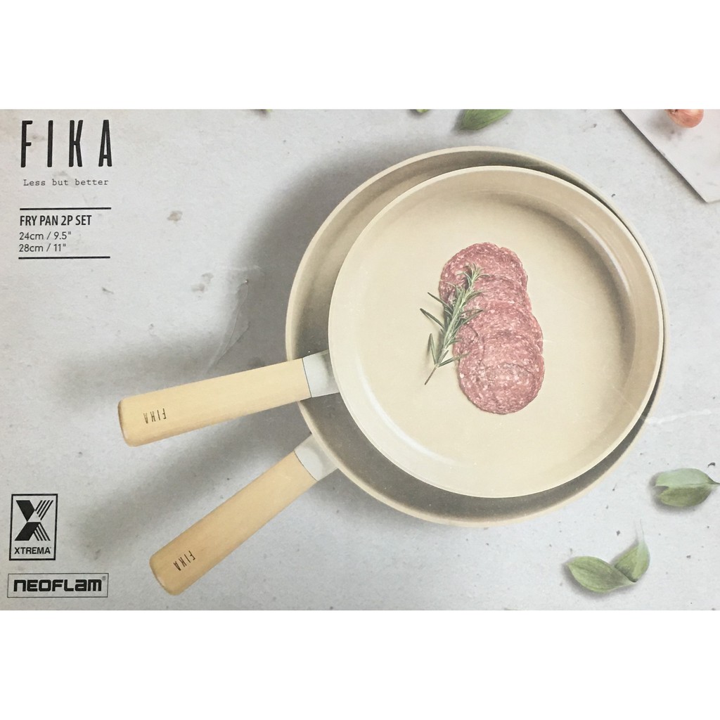 [Made in Korea] Neoflam FIKA Frying Pan 2pcs set (Frypan 24cm + 28cm ...