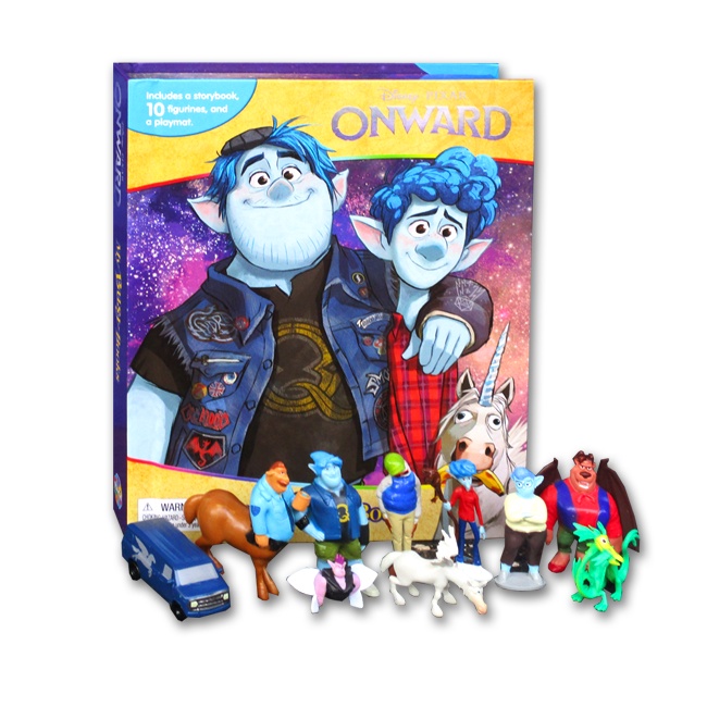 My Busy Book Disney Pixar Onward Includes a Storybook, 10 Toy Figures ...