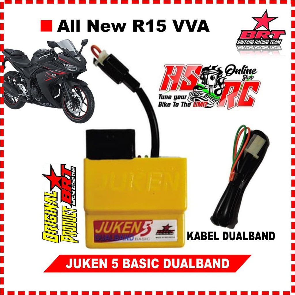 Ecu BRT JUKEN 5 Basic DUAL BAND YAMAHA R15 V3 VVa All New VIXION VVa ...