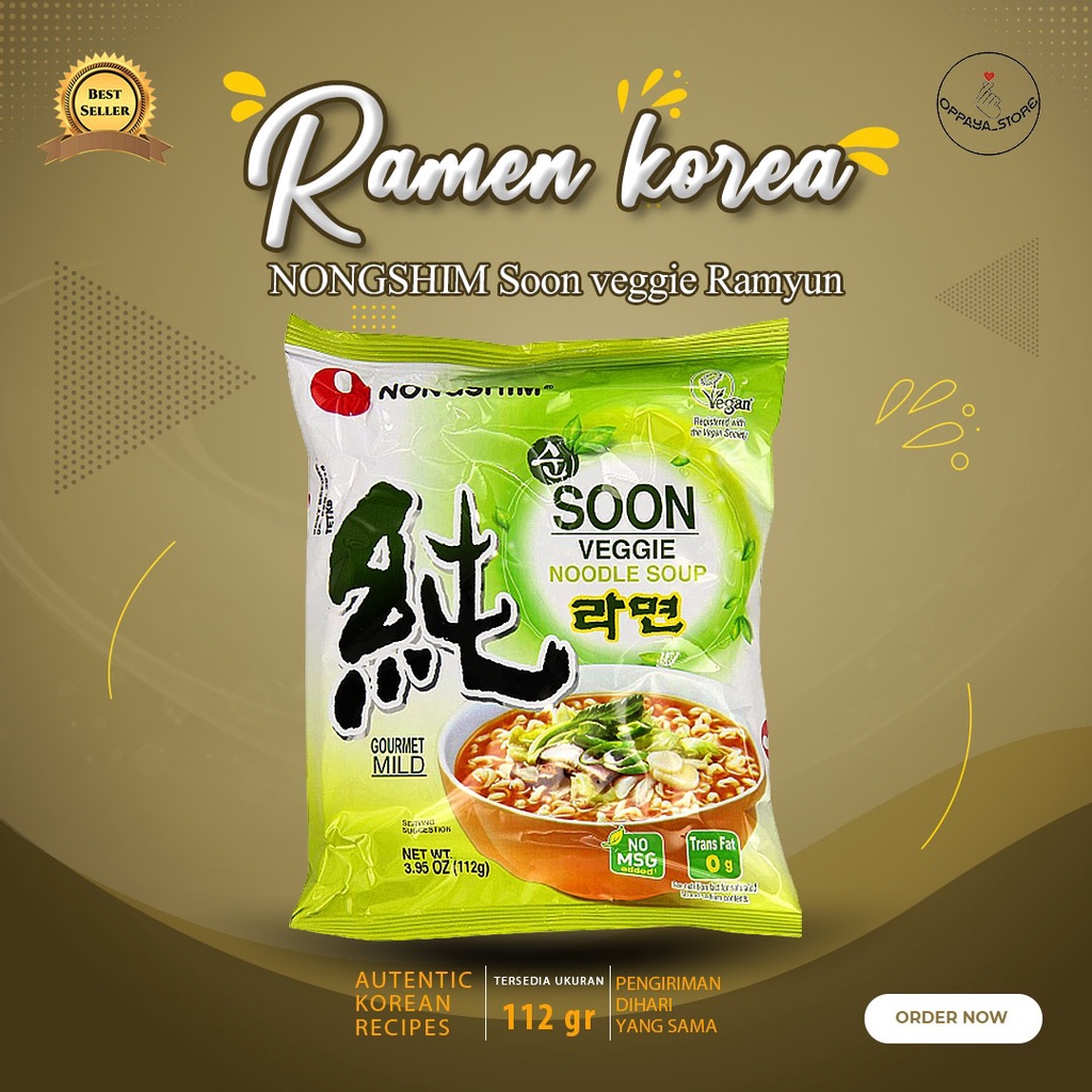 Nongshim Soon Ramyun 112Gr Halal Ramen Veggie | Shopee Singapore