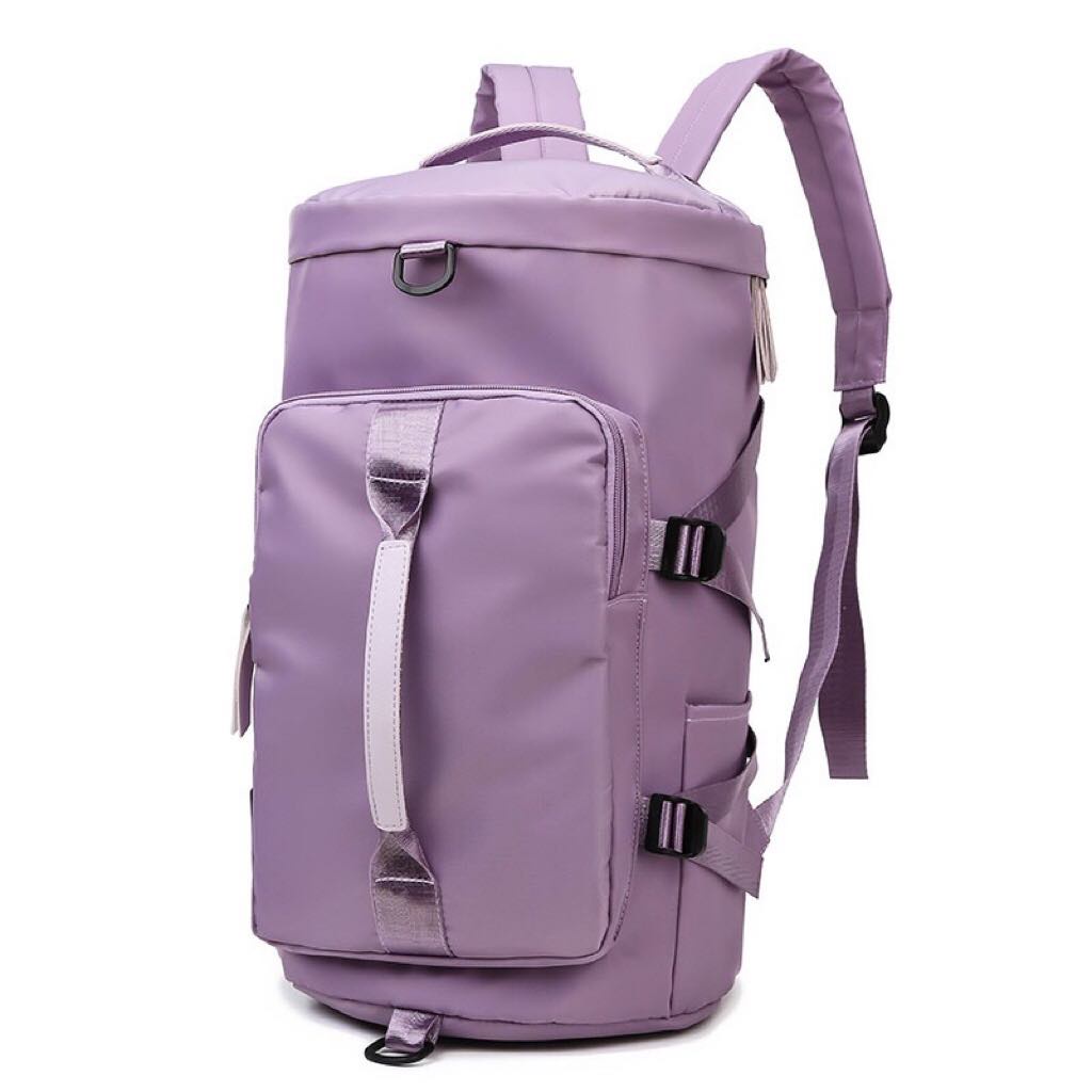 《Mega Deal》3 Ways Carry Duffel Backpack Water Resistant Wet Pocket ...