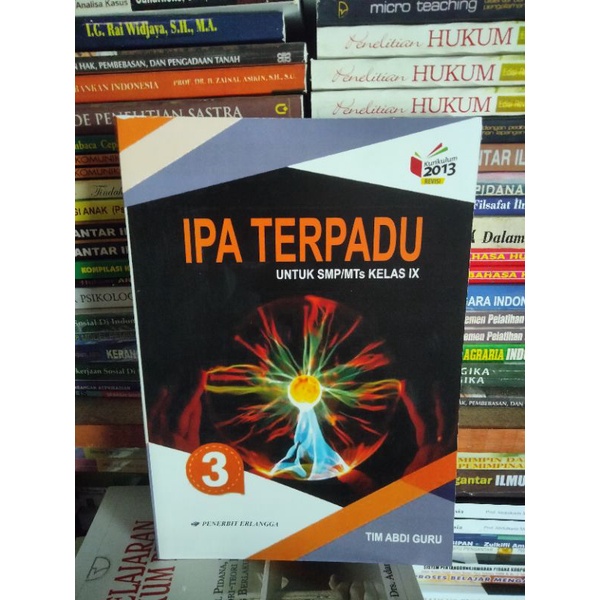 Integrated SCIENCE BOOK FOR SMP/MTS CLASS 9/3 ERLANGGA | Shopee Singapore
