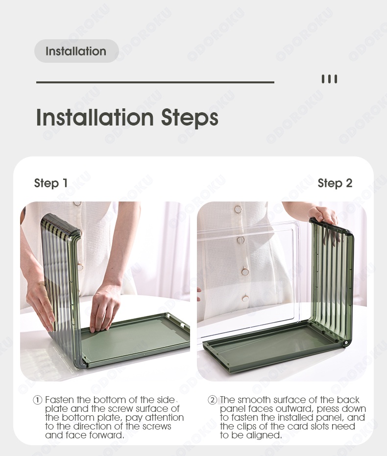 ODOROKU Popmart Stackable Display Case with Magnetic Door and Removable ...