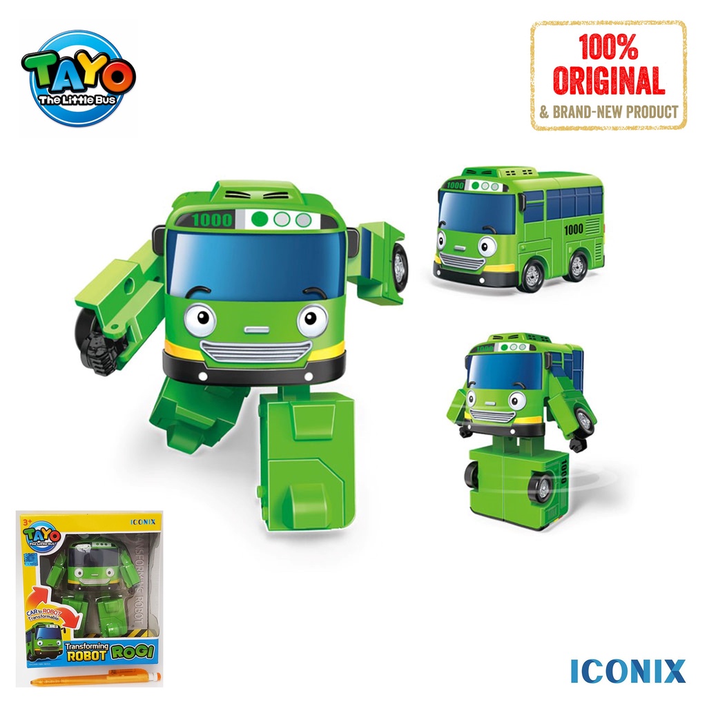 Iconix Tayo The Little Bus Transforming Bus Rogi TYX121010 Korean Toys ...