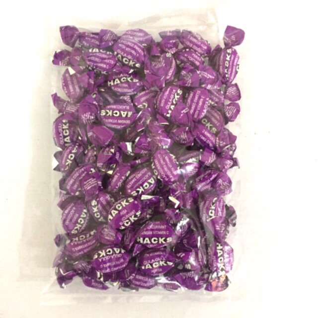 Hacks +-25’s Blackcurrant Flavoured Candy Childhood Snack Makanan ...