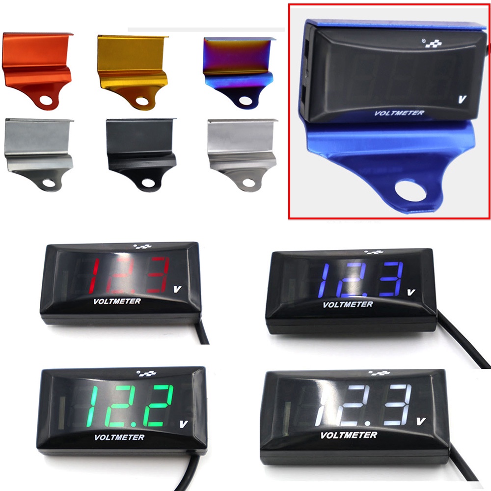 12V-150V KOSO voltage meter with bracket LED digital display voltmeter ...