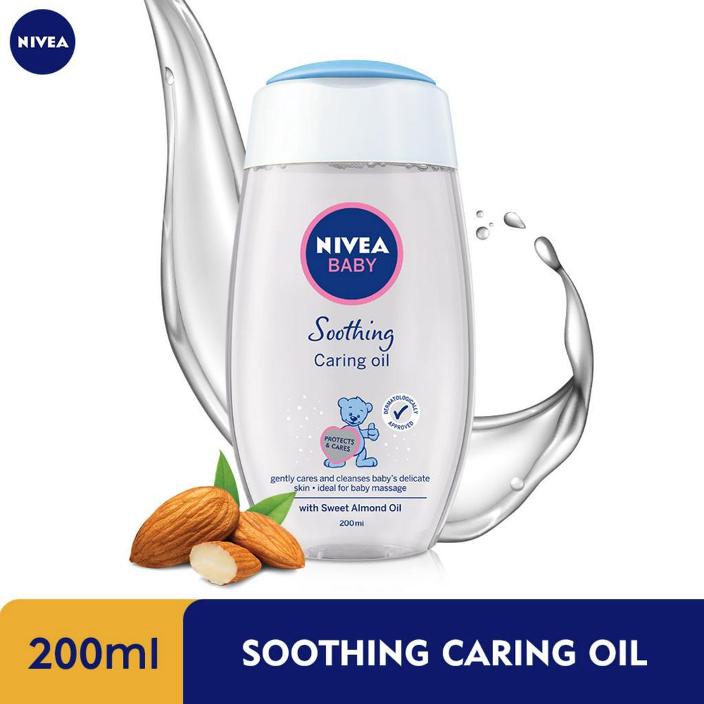 NIVEA Baby Soothing Caring Oil (200ml) | Shopee Singapore