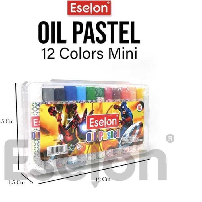 12 Colors CRAYON BT21 | Bts BT21 Pasta OIL | Krayon Pasel BT21 ...