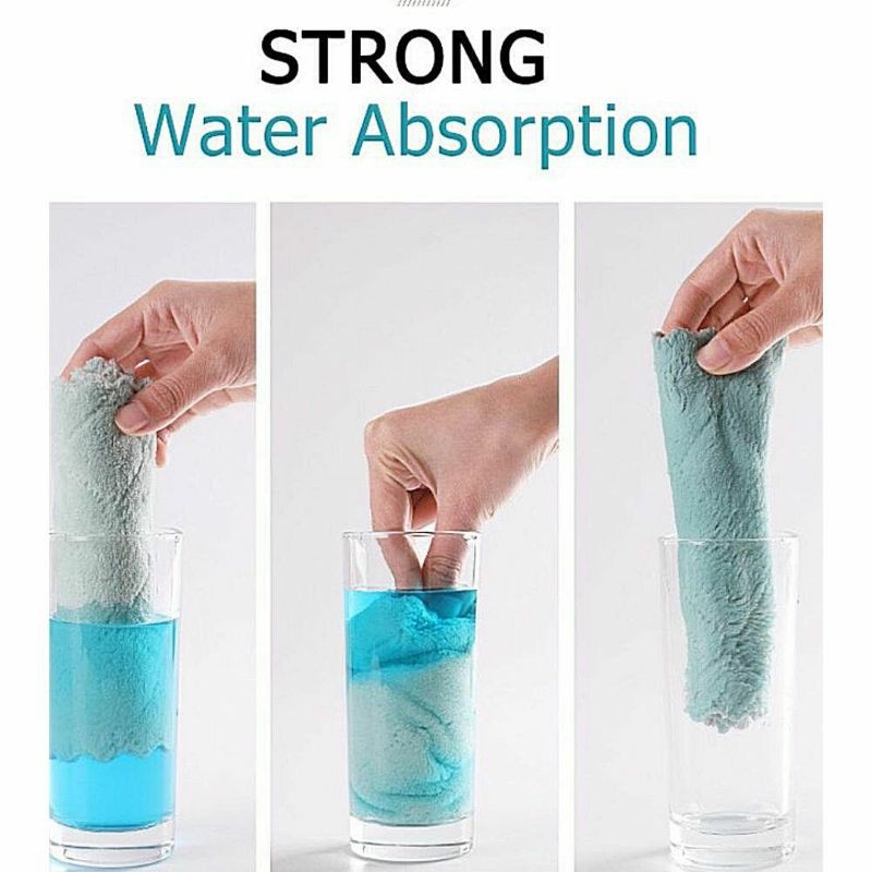 $0.36/pc 15x25cm Super Absorbent Microfiber Towel (Multiple Colours ...