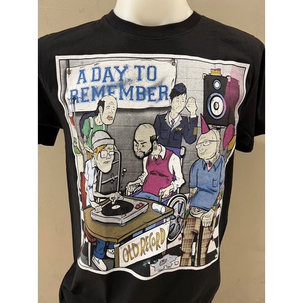 A day to remember ADTR old record rock t shirt | Shopee Singapore