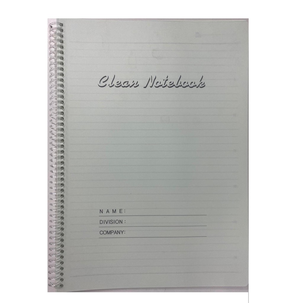 Spiral Notebook Memo Blue (100 pages) | Shopee Singapore