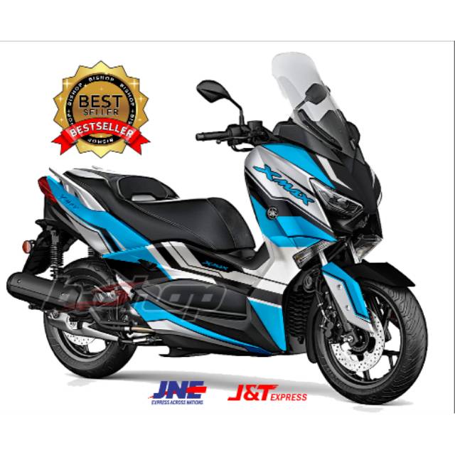 Decal full body yamaha Xmax Blue tosca Color Variants | Shopee Singapore