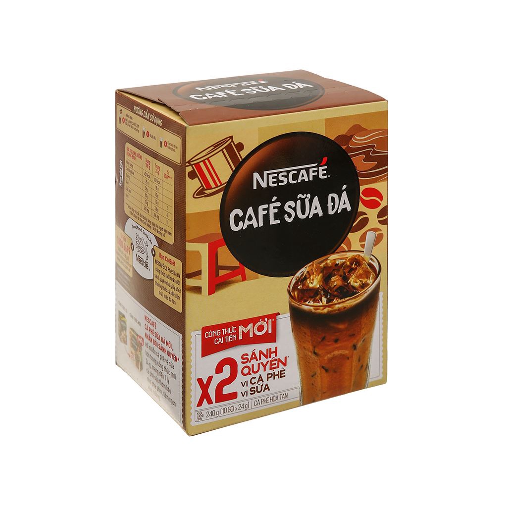 Nescafe iced milk box of 10 packs x 24g (240g) - genuine Nestle ...