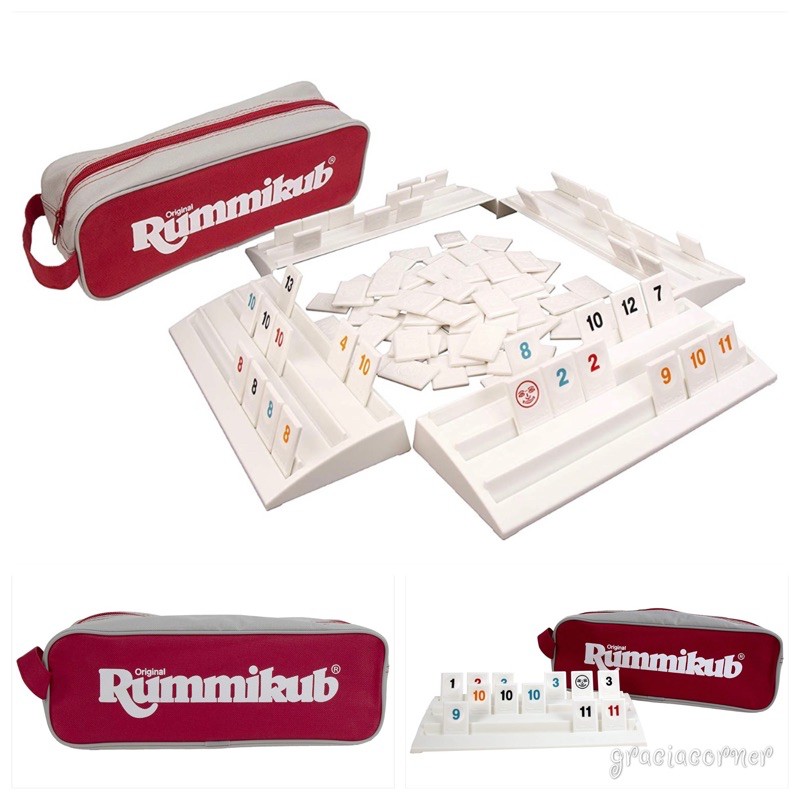 Rummikub - The Complete Original Game With Full-Size Racks and Tiles in ...