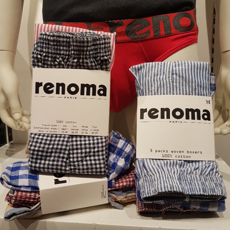 RENOMA Underwear Men - Men's boxer briefs - Men's Boxers pack of 3 ...