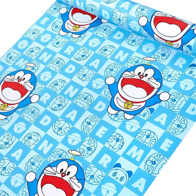 Doraemon Wallpaper Self-Adhesive Wall Stickers (ABC Mon) | Shopee Singapore