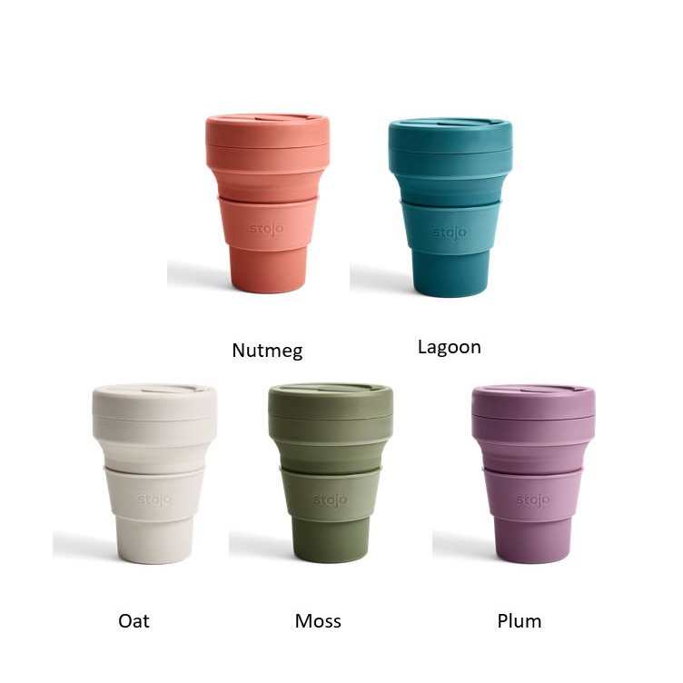 Stojo Pocket Cup Fall 12oz / 355ml | Shopee Singapore
