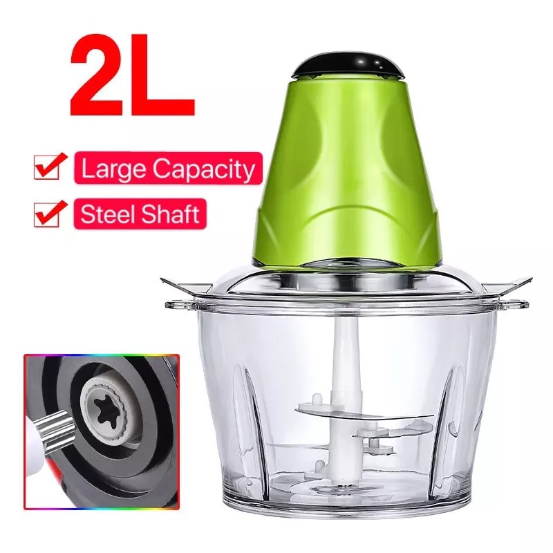 2L Electric Meat Grinder Chopper Shredder Food Chopper Kitchen Tool ...