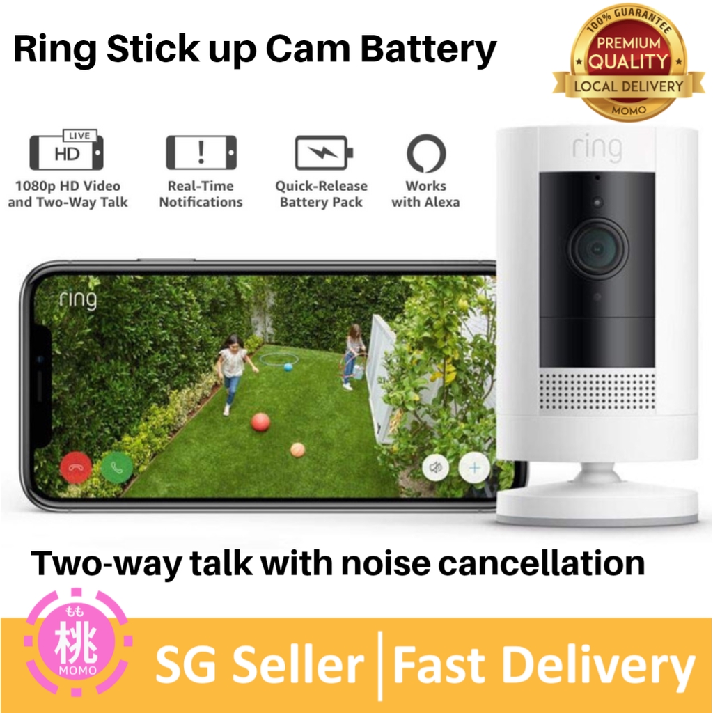 Ring Stick Up Cam ( 3rd Gen ) Battery HD security camera with two-way ...