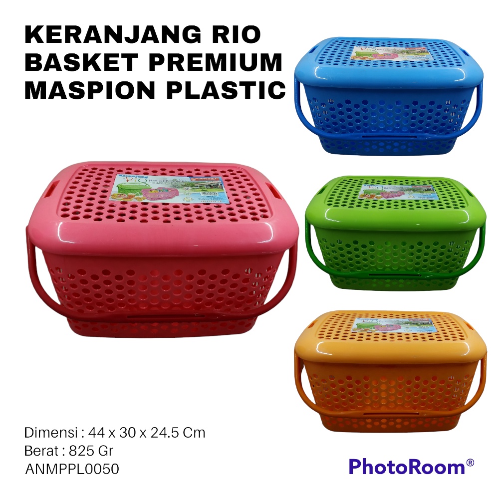 PREMIUM RIO BASKET MASPION PLASTIC ANMPPL0050 | Shopee Singapore