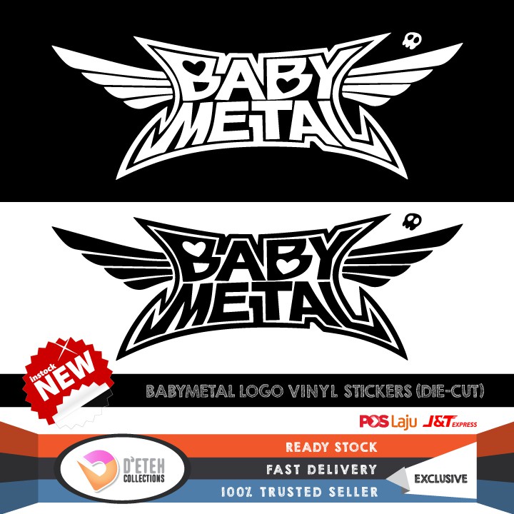 BABYMETAL Logo Vinyl Decal (Die-Cut) Stickers | Shopee Singapore