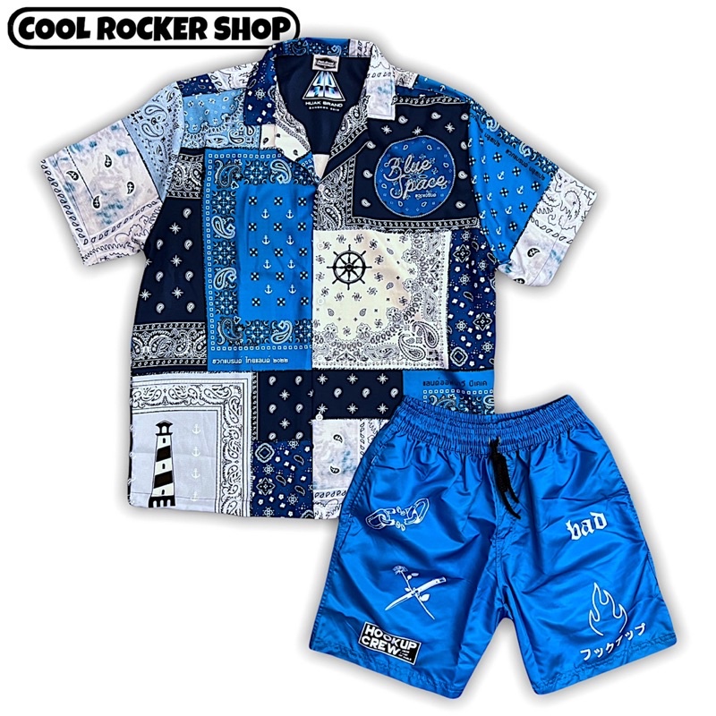 Cool Rocker: Blue Paisley Bandana Set (Purchase Individually) | Shopee ...
