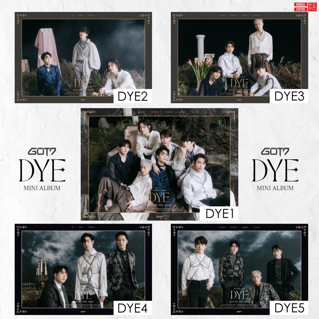 Poster GOT7 DYE Mini Album JB Mark Jackson Jinyoung Youngjae Bambam Yugyeom KPOP | Shopee Singapore