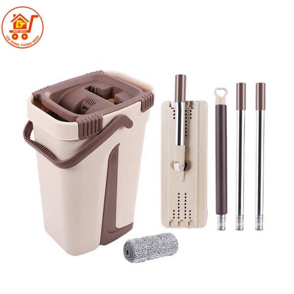 360 rectangular automatic wringing mop set (free mop cotton) | Shopee ...