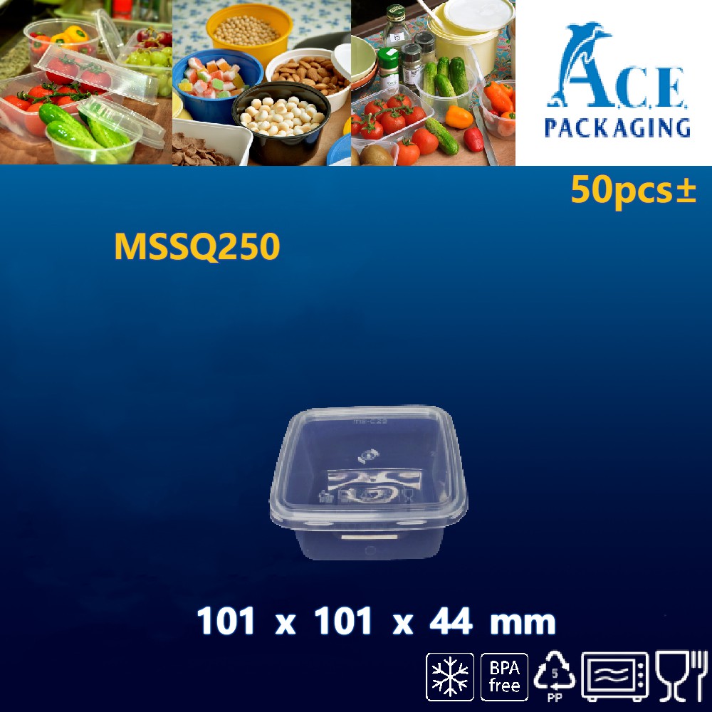Microwave Disposable Square Plastic Food Container/Take Away Container ...
