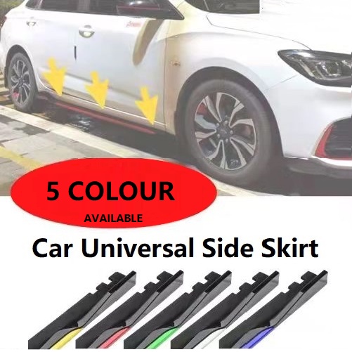Ideally Universal Car Side Skirt Rocker Splitters Winglet Wings ...