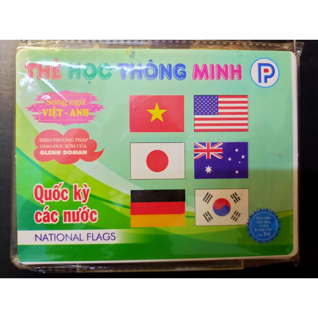 Smart learning cards with the theme of National Flags of countries ...