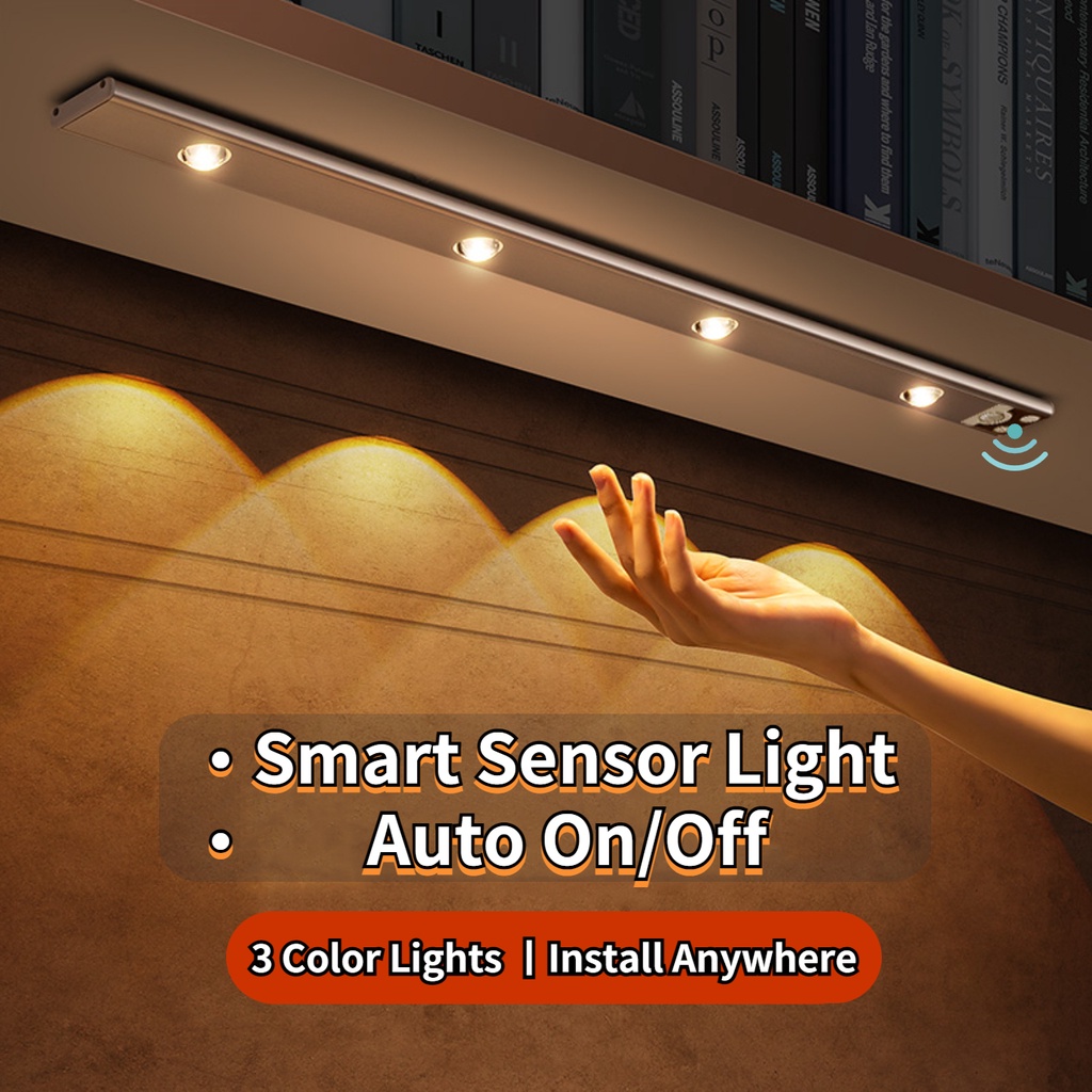 Smart LED Night Light, Motion Sensor LED Lamp USB Charging Bedroom ...