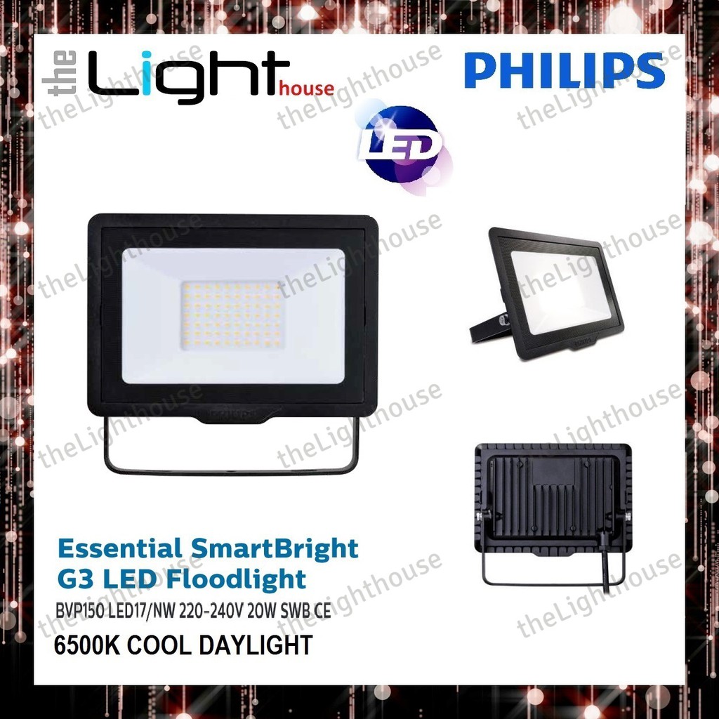 Philips LED FloodLight Essential SmartBright G3 BVP150 20W / 30W / 50W ...