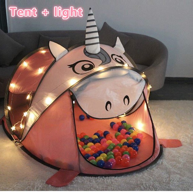 Forever Star Kids Tent Portable Folding Dinosaur / Unicorn / Panda Kids ...