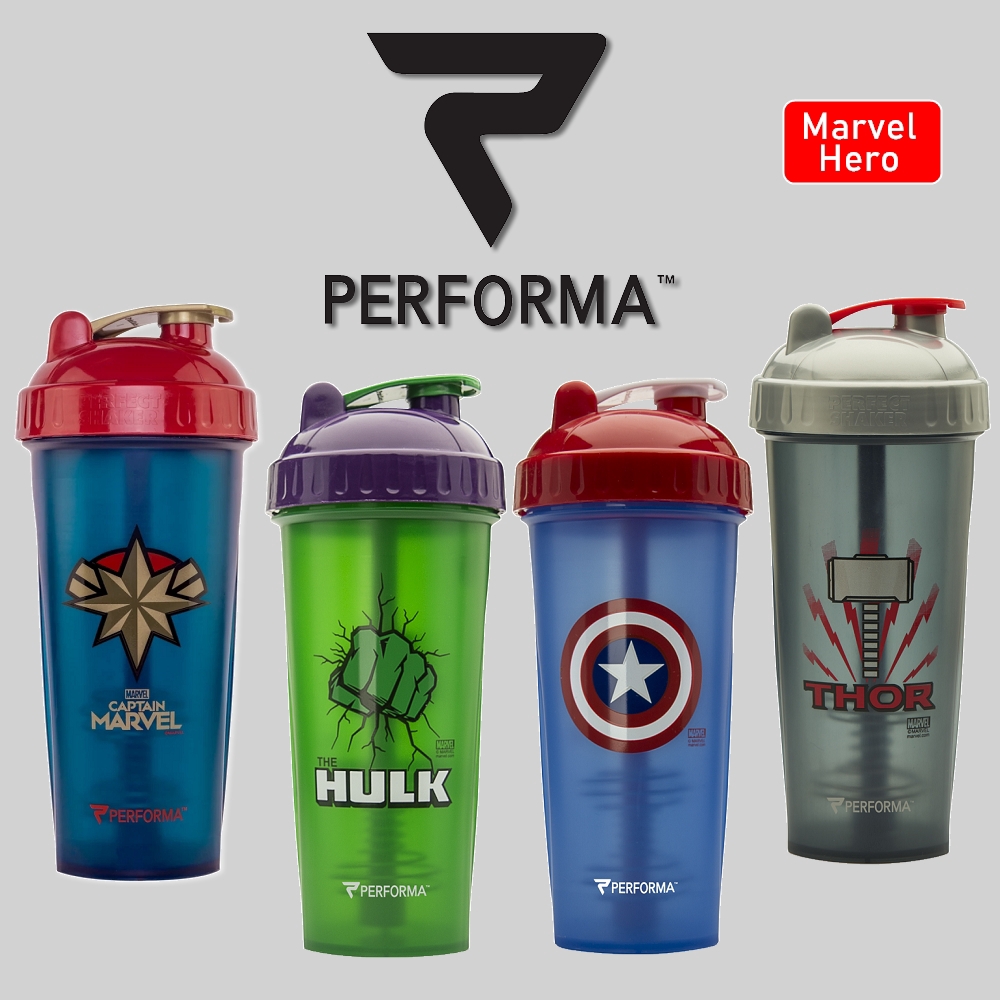 DC [Performa] Perfect Shaker Cup Marvel/Hero Series 28oz Fitness High ...