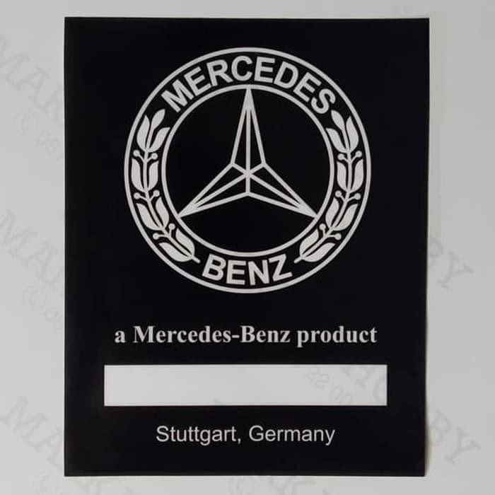 Sticker/sticker Mercedes-Benz Vertical Paste In | Shopee Singapore