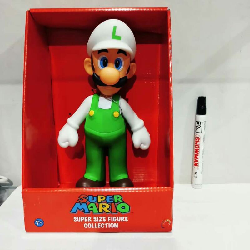 Vinyl Figure Toys Super mario brosfire luigi whitesuper size vinyl ...