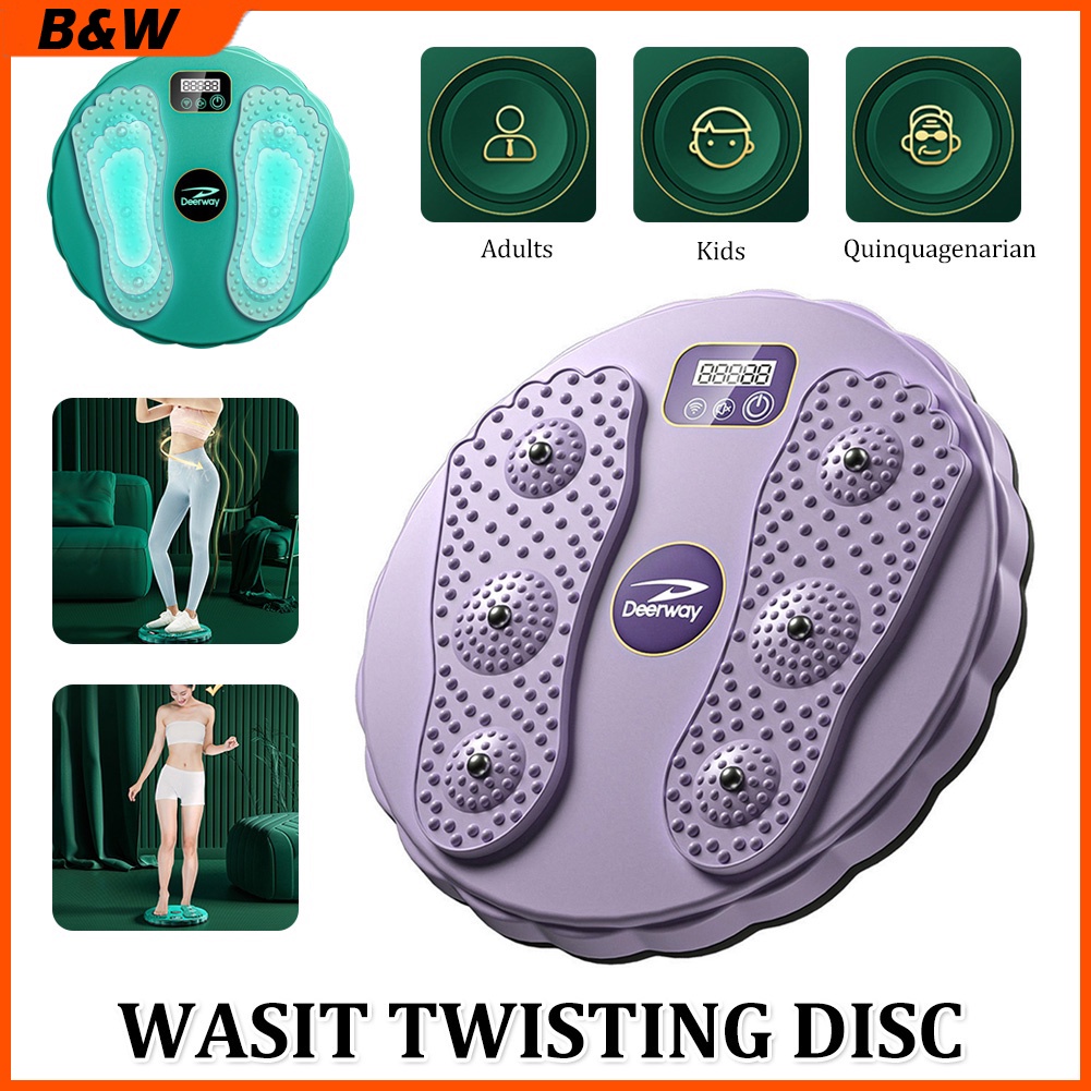 Magnet Massage Twist disc Waist Twisting Disk with Digital Counter Abs ...