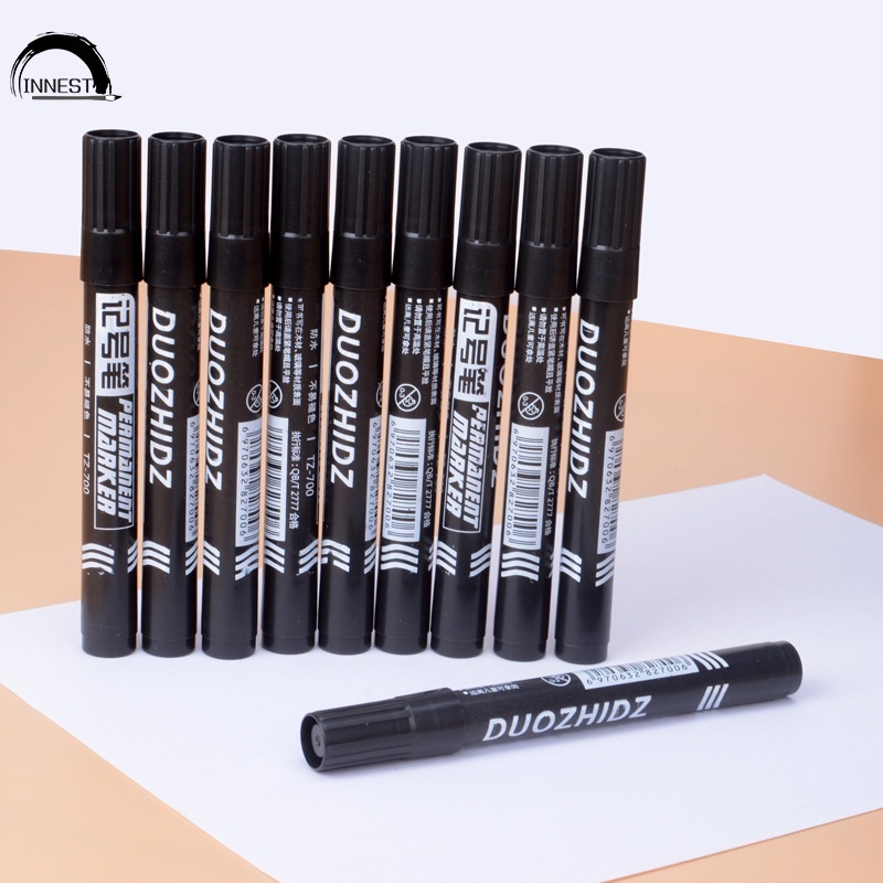 Office Supplies Permanent Marker Blue Ink Grease Pen Oily Markers ...