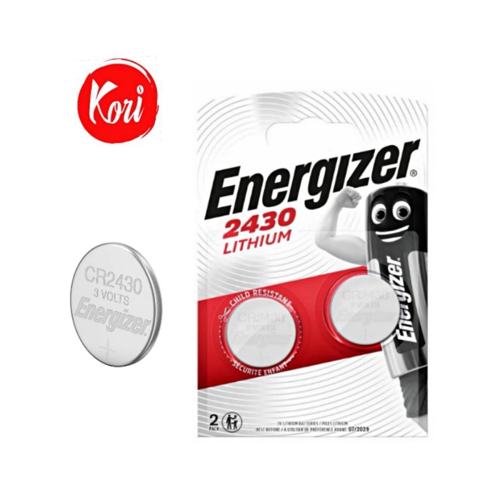 ENERGIZER Lithium 2430 CR 2430 BL2 3V Battery Button Cell Coin Battery ...