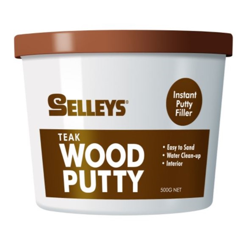 SELLEYS Wood Coloured Wall Putty Ready-Mixed 500 Grams (Teak Colour ...