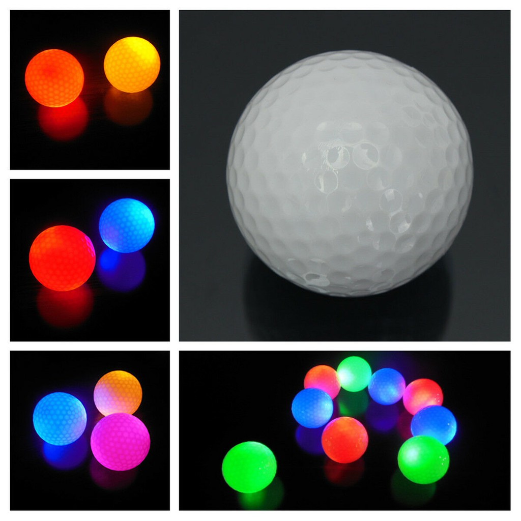 Light-up Flashing Glow in the Dark LED Electronic Golf Ball For Night ...