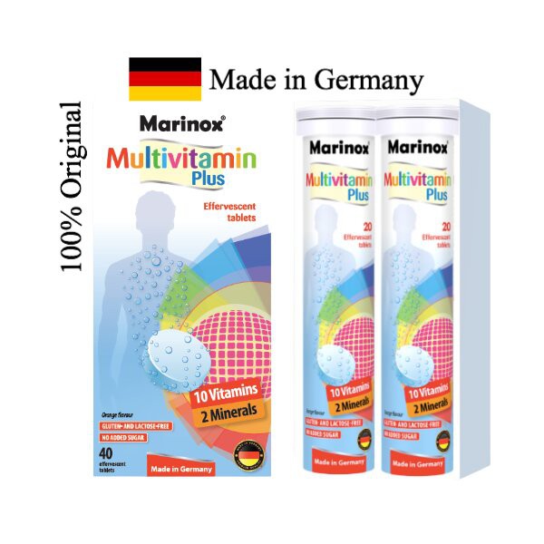 Marinox Multivitamin + Mineral Effervescent [Bundle of 2 x 20 tablets ...